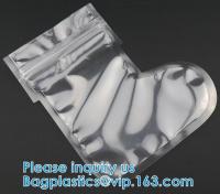 China Tobacco Herbal Flat Zipper Pouch Seed Label White Bags Sweet Tea Flower Weed Plastic Package for sale