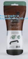 China doypack Matte Mylar Packaging Bag Black Plastic Aluminum Foil Smell Proof Mylar Coffee Zipper Lock Bags for sale