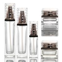 China Best-Selling Custom Cosmetic Packaging Bottle Round Clear Pet Cosmetic Lotion Bottle Cream Jar for sale