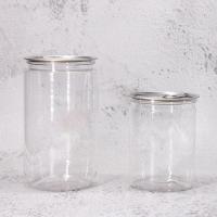 China Clear Plastic Paint Cans Party Bucket Decorative Storage Christmas Clear Paint Can Containers with Metal Lids and Handle for sale