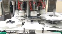 China Automatic Bucket Wet Wipes Capping Machine with Double-Head Servo Torque Control and Flexible Holder-Free Design for sale