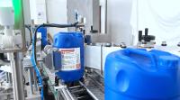 China Automatic Round Bucket Labeling Machine with Servo Wraparound Labeling and PLC Smart Error-Proof Control for sale