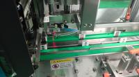 China Automatic Small Square Box Real-Time Print and Labeling Machine with Zebra Print Engine and Servo Print-and-Apply System for sale