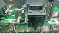 China Automatic Small Square Box Real-Time Print and Labeling Machine with Zebra Print Engine and Servo Print-and-Apply System for sale