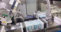 China Automatic Mask Cartoning Machine with Multi-Station Feeding and PLC Control for Medical Consumables Packaging for sale