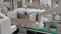 China Automatic Mask Cartoning Machine with Multi-Station Feeding and PLC Control for Medical Consumables Packaging for sale