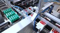 China Automatic Small-Mouth Round Chemical Bottle Cartoning Machine with Multi-Bottle Grouping and Zero-Spill Horizontal Loading for sale