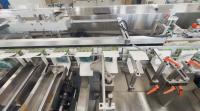 China Automatic Formaldehyde Cleaner Cartoning Machine with Anti-Jam Servo Loading for Heavy Bottle Packaging for sale