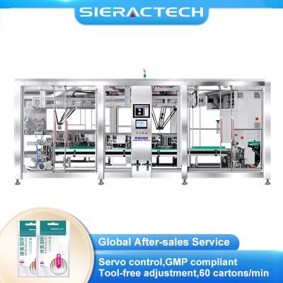 China Automatic Cotton Swab Packaging Machine with Counting System, Vision-Guided Sorting and Central Bagging Solution for sale