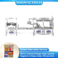 China Automatic Drink Solvent Cartoning Machine with Quick Changeover and High-Speed Packaging for sale