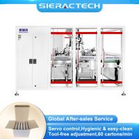 China Automatic Glue Cartoning Machine with Dual Robotic Loading and Crash-Lock Carton Sealing for Adhesive Packaging for sale