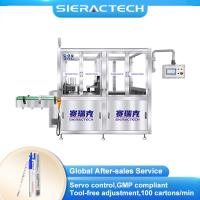 China Automatic Thermometer Cartoning Machine with Zero-Defect Inspection and High-Speed Servo Rotary Erecting for sale