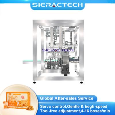 China Automatic Puff Snack Case Packing Machine for High-Speed, High-Efficiency Packaging in Snack Production Lines for sale