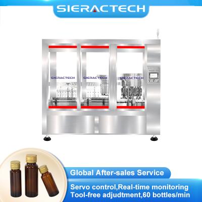 China Automatic Vial Health Beverage Filling Machine with Aseptic Precision Dosing and In-Process Quality Control for sale