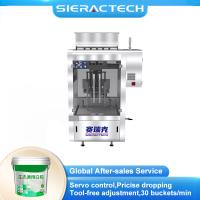 China Automatic Paint Filling Machine with Submerged Servo Filling and Net Weight Dosing System for sale