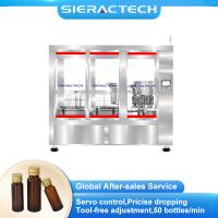 China Automatic Vial Health Beverage Capping Machine with 8-Head Rotary Press Capping and Continuous Motion Control for sale