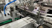 China Automatic Gummy Candy Sachet Vertical Cartoning Machine with Magazine Counting and Servo Transfer System for sale