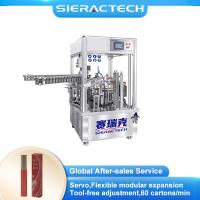 China Automatic Lipstick Vertical Cartoning Machine with Multi-Material Feeding and Drop Loading System for sale