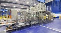 China Automatic Pasta Vertical Cartoning Machine with Servo Feeding and Continuous Carton Forming System for sale