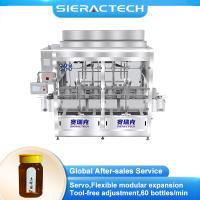 China Automatic Honey Filling Machine with Servo Piston Control and Heated Anti-Drip Filling System for sale