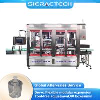 China Automatic Alcohol Lamp Cap Placing Machine with Servo Cap Feeding and Intelligent Bottle Handling System for sale