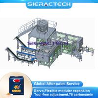 China Delta Robot Macaroni Packaging Line For High Speed Food Cartoning Automated Secondary Packaging for sale