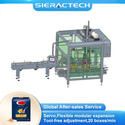 China Automatic Macaroni Case Packing Machine For Boxed Macaroni And Dry Pasta Products for sale