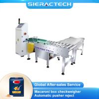 China Automatic Carton Weight Inspection System For Macaroni And Pasta Packaging Lines for sale