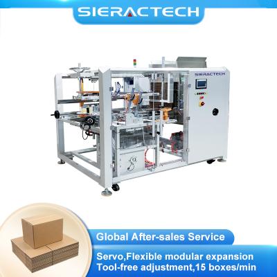 China Macaroni Boxes Automatic Case Erector Machine High Speed for sale
