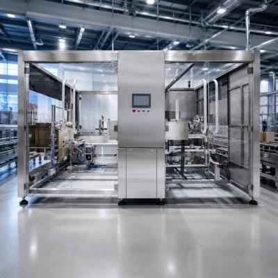 China Automatic Vertical Case Erecting, Packing and Sealing Machine for sale