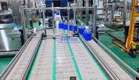 China Semi-Automatic Kerosene Lamp Filling Line with Robotic Case Packing | Flexible Liquid Packaging Solution for sale