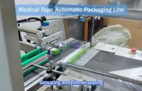 China Automatic Medical Tape Packaging Line (Cartoning & Shrink Wrapping System) for sale