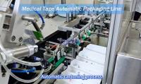 China Automatic Medical Tape Packaging Line (Cartoning & Shrink Wrapping System) for sale