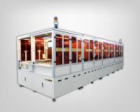 China Water-Based Adhesive Full Lamination Automatic Production Line  (Screen Lamination + Curing + Vacuum Lamination) for sale