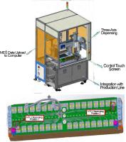 China Automatic NTC Glue Dispensing Machine for Battery Modules with High-Precision Servo Control for sale