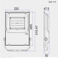 China Wall Mounted SMD LED Flood Light Outdoor 50 Watt 5000LMLED Flood Light For Bridges for sale
