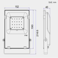 China 20W 24000lm Thin proline version SMD LED Flood Light 5 Years Guarantee SMD Flood Light ETL DLC CE Listed for sale
