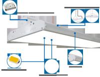 China 225W Linear LED High Bay Light , Suspended Industrial Lighting Fixtures for sale