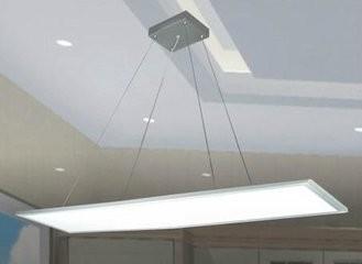 China Screwless LED Flat Panel Light 48W 1200x300 Suspended LED Panel TUV-GS Listed for sale