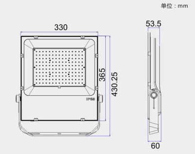 China SMD LED Flood Light 5 Years Guarantee 150w LED Flood Light ETL DLC CE Listed for sale