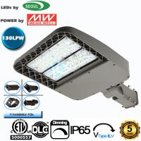 China ETL DLC CE Listed LED Area Light 60W 130Lm/W Efficiency Street Lighting Fixtures for sale
