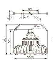 China Gas Station Explosion Proof LED High Bay Lighting IP67 100 Watt Aluminium Alloy for sale