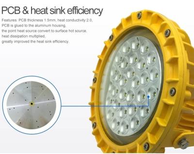 China UFO 60W Explosion Proof LED High Bay Lighting Dangerouns Enironment Lamp 100lm/w for sale