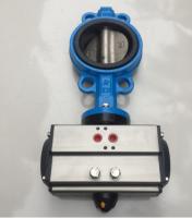 China Electric Nitrogen Recovery System Clamped Pneumatic Butterfly Valve DN50 PN16 for sale