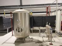 China Fixed Compressed Gas Storage Cylinder Set 25MPa 559mm OD Modular Gas Canister Tank for sale