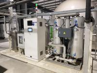 China Skid Mounted Heating Purified Argon Recovery Unit Filtration System 150 Nm3/h for sale