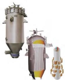China Automated Argon Recovery Unit Carbon Steel Candle Filter Pulse Blowback Filter 100μm for sale