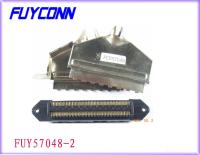 China 180 Degree Metal Cover 2.16mm Pitch Champ 25 Pairs Male Plug TYCO AMP Connector 50 Pin for sale
