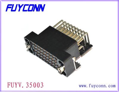China V.35 Right Angle PCB Connector 34-pin Female Gold Plated for Router and Adapter Applications for sale