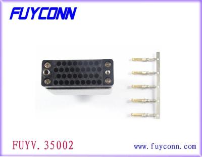 China SGS-Certified V35 Crimping Female Connector 1-34 Pin with Gold Plated Contacts and Aluminum Case for sale